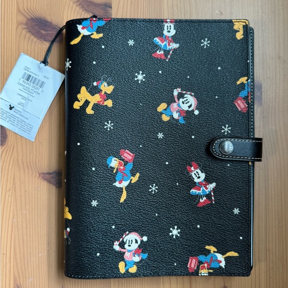 Coach | Accessories | Disney X Coach Notebook With Holiday Print | Poshmark